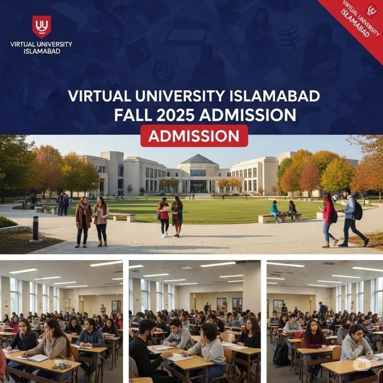 Virtual University Pakistan Fall 2025 Admissions, Fees & Programs